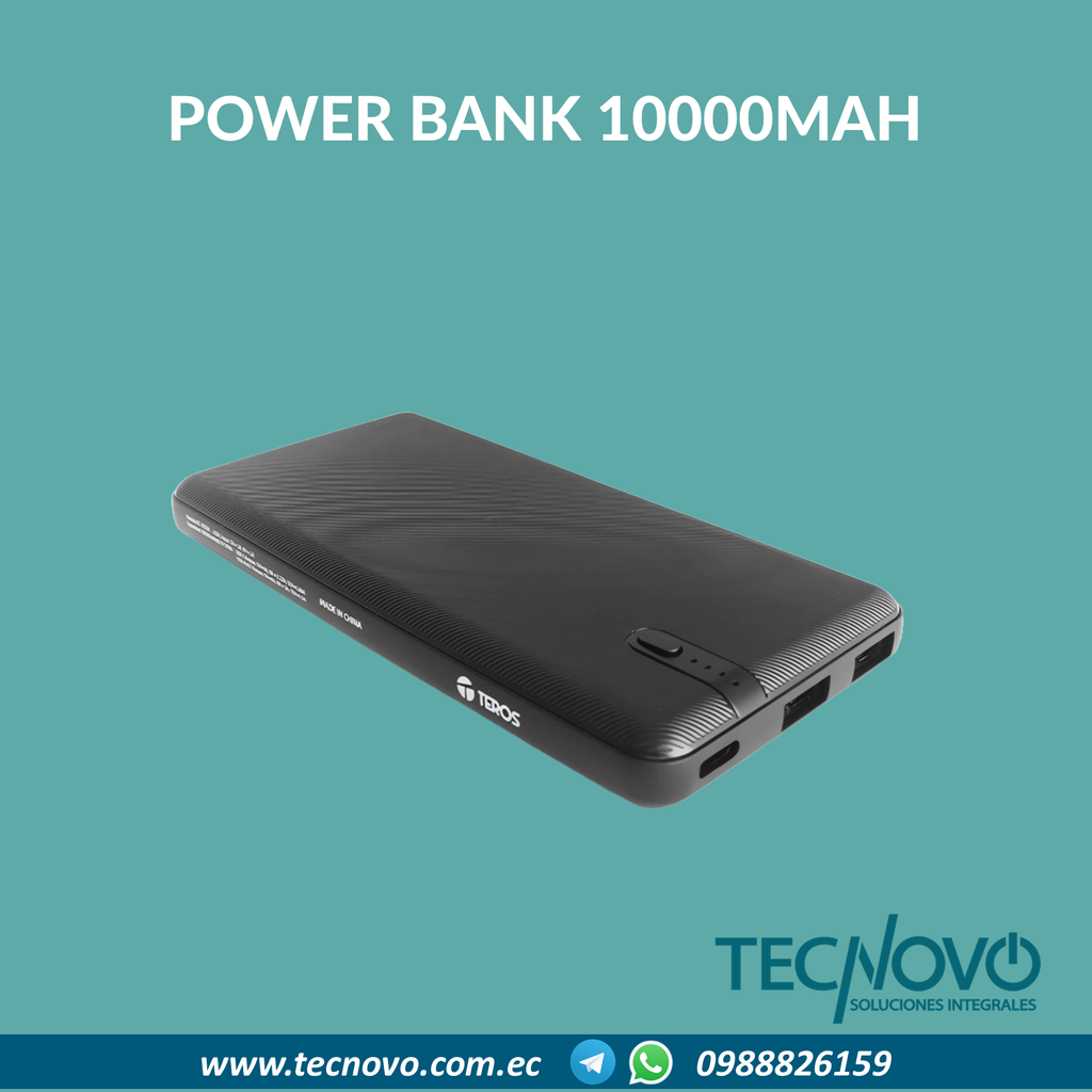 Power Bank BAVIN PC020S 10000 mAh 22.5W | TECNOVO SOLUCIONES INTEGRALES
