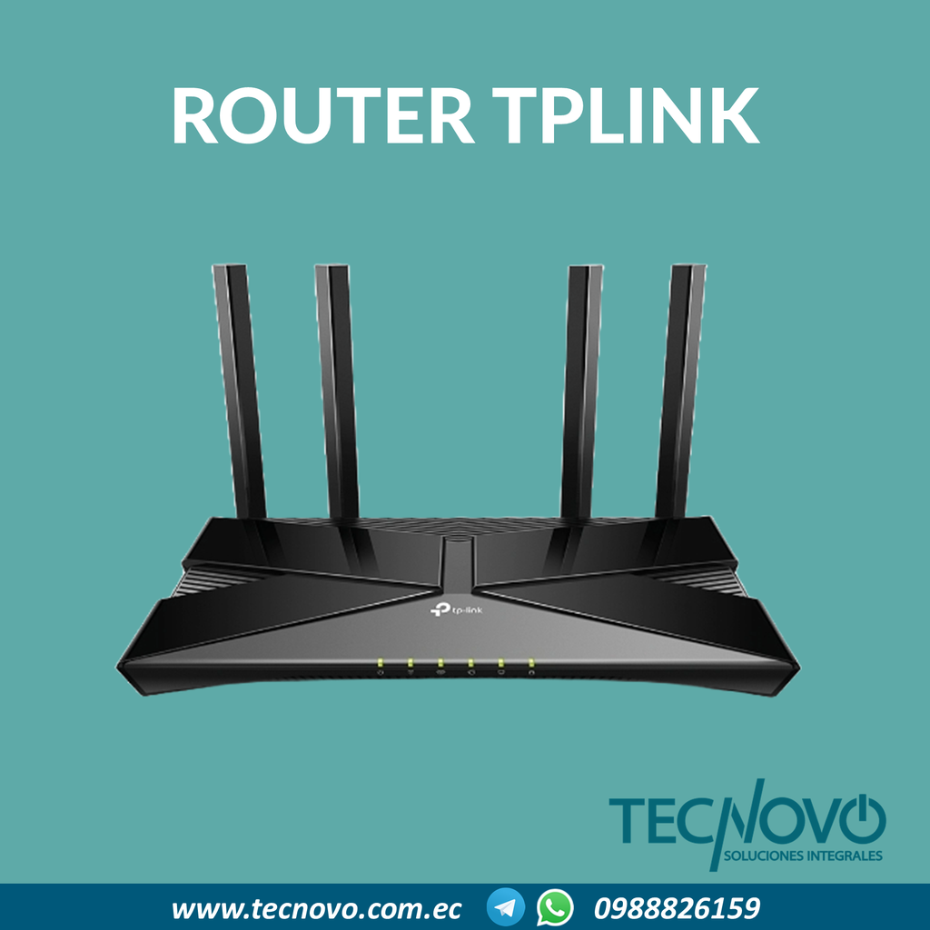 Router TP-Link EX220 AX1800 Wifi 6 MU-MIMO Doble Banda | TECNOVO ...