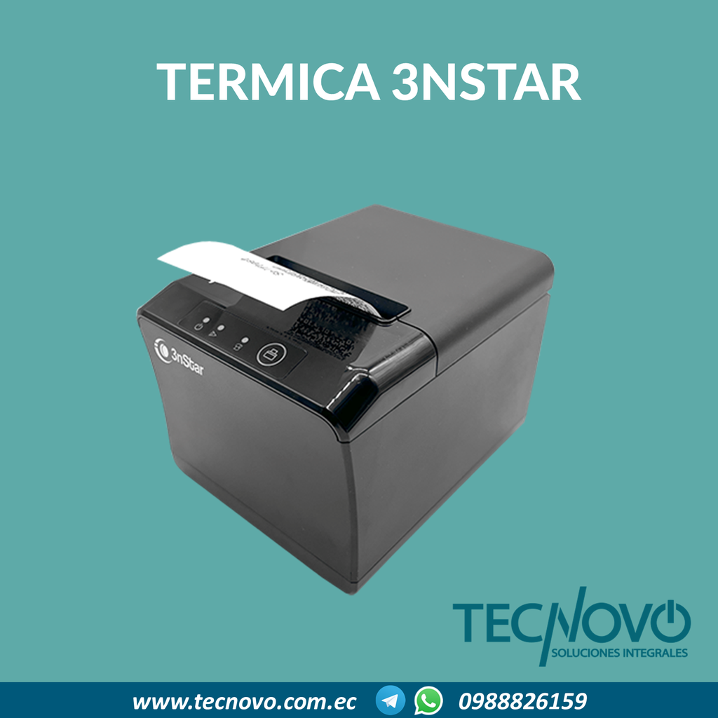 Impresora térmica 3NSTAR RPT004 USB-Ethernet 80mm | TECNOVO SOLUCIONES ...