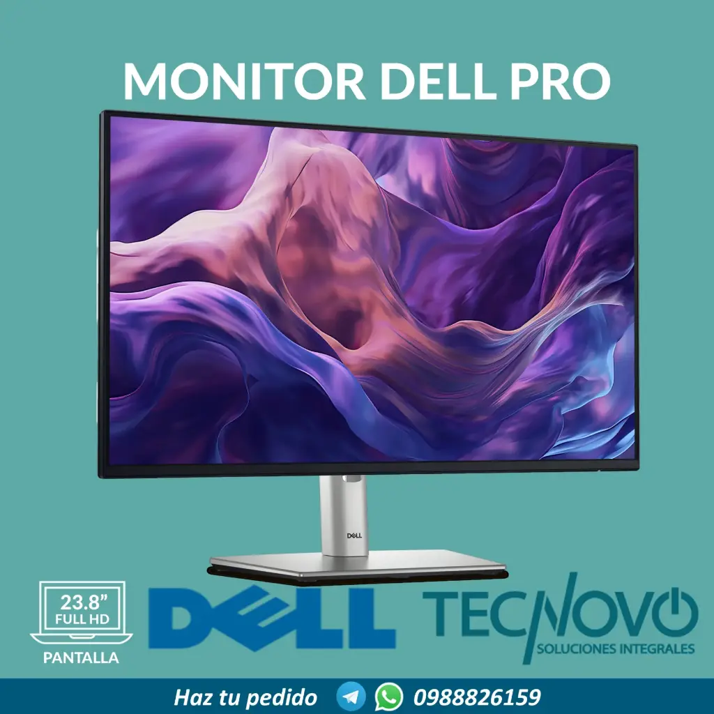 Monitor DELL E2425HE Full HD 24" 100Hz | TECNOVO SOLUCIONES INTEGRALES
