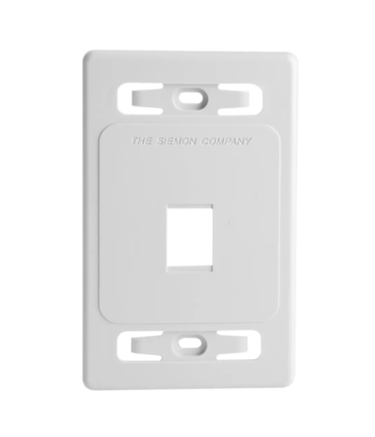 Faceplate SIEMON simple | TECNOVO SOLUCIONES INTEGRALES