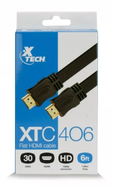 Cable Xtech XTC-406 HDMI 2mts | TECNOVO SOLUCIONES INTEGRALES