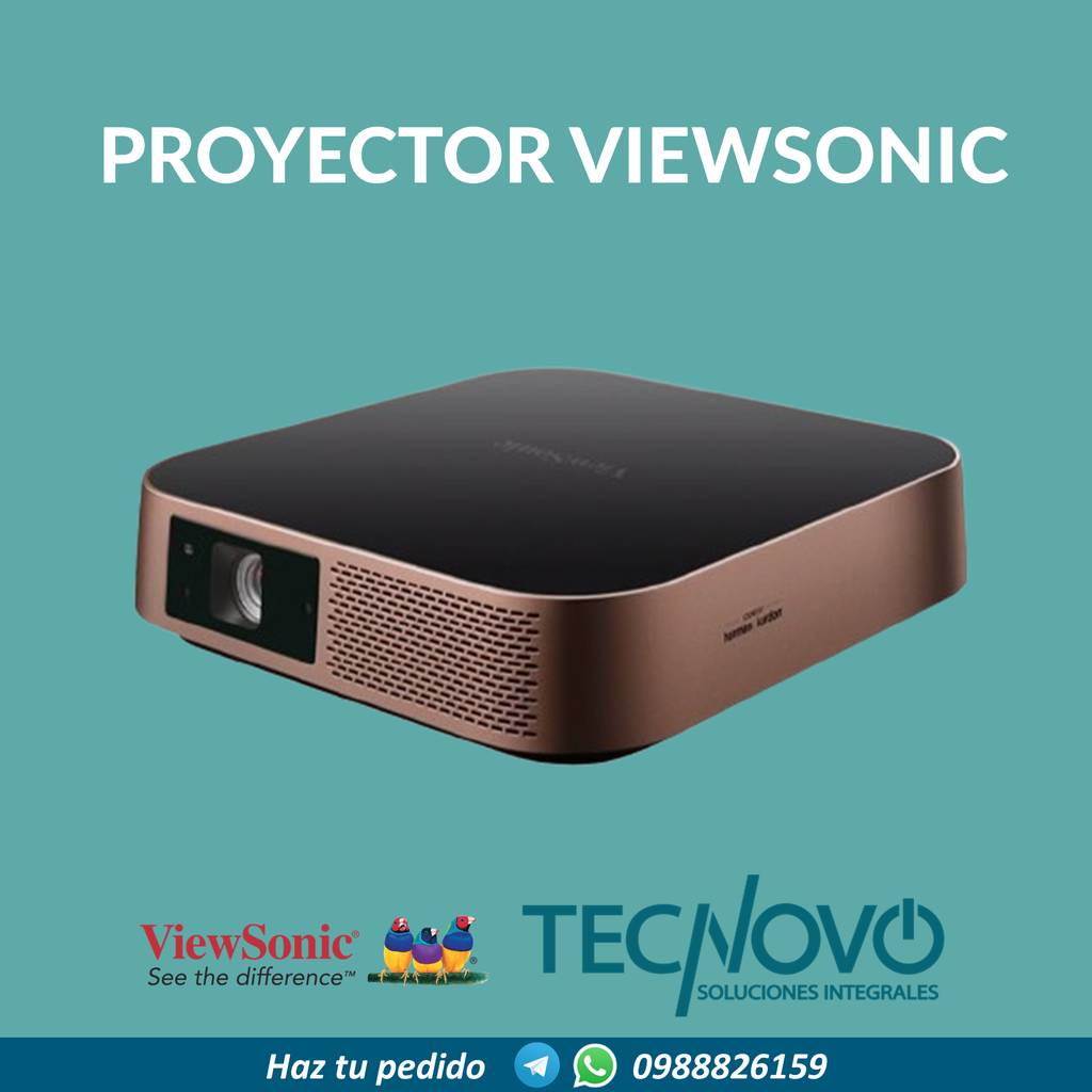 Proyector VIEWSONIC DLP M2 | TECNOVO SOLUCIONES INTEGRALES